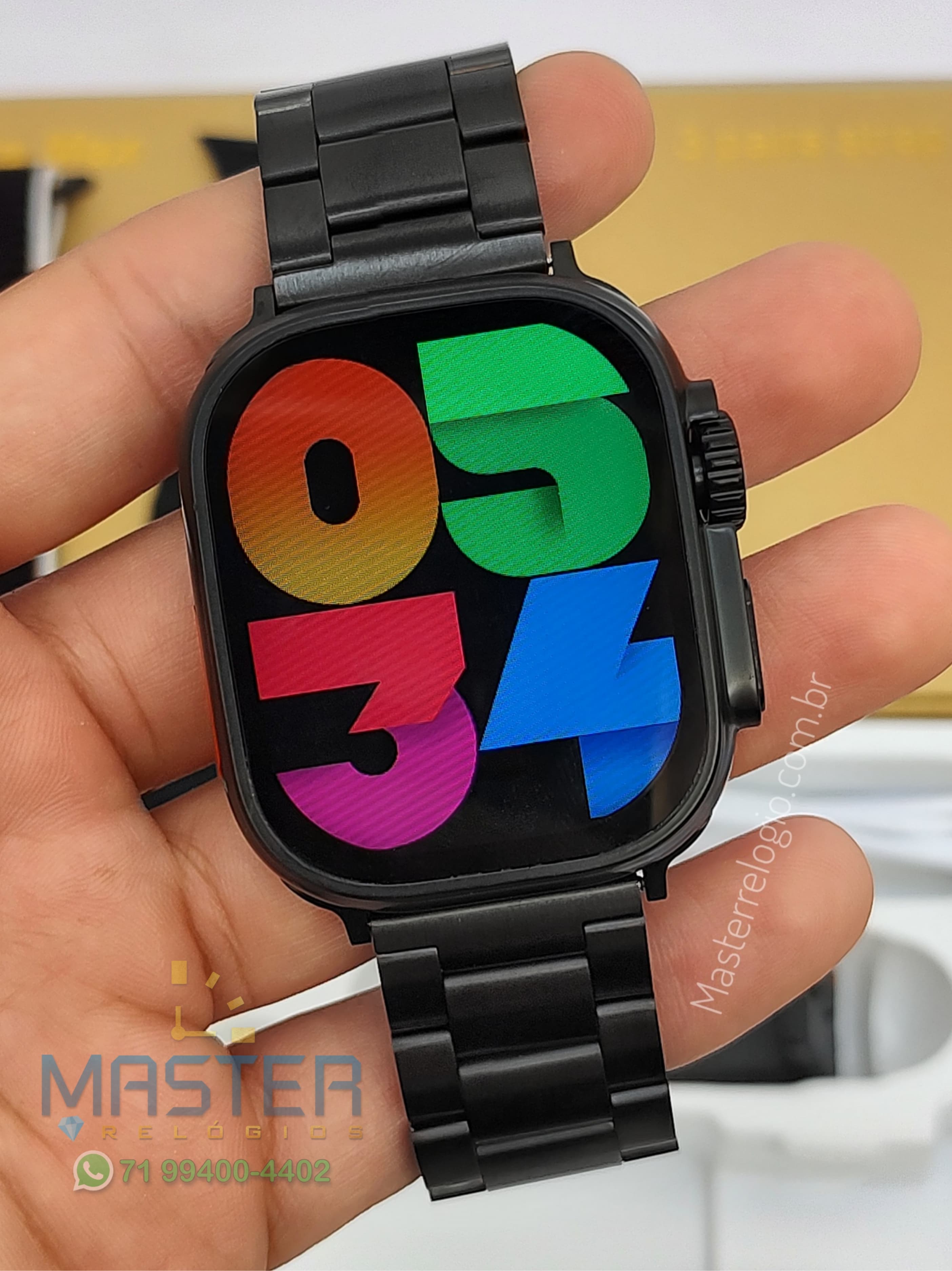Smart V9 Ultra Max Preto 49mm – MasterRelogios